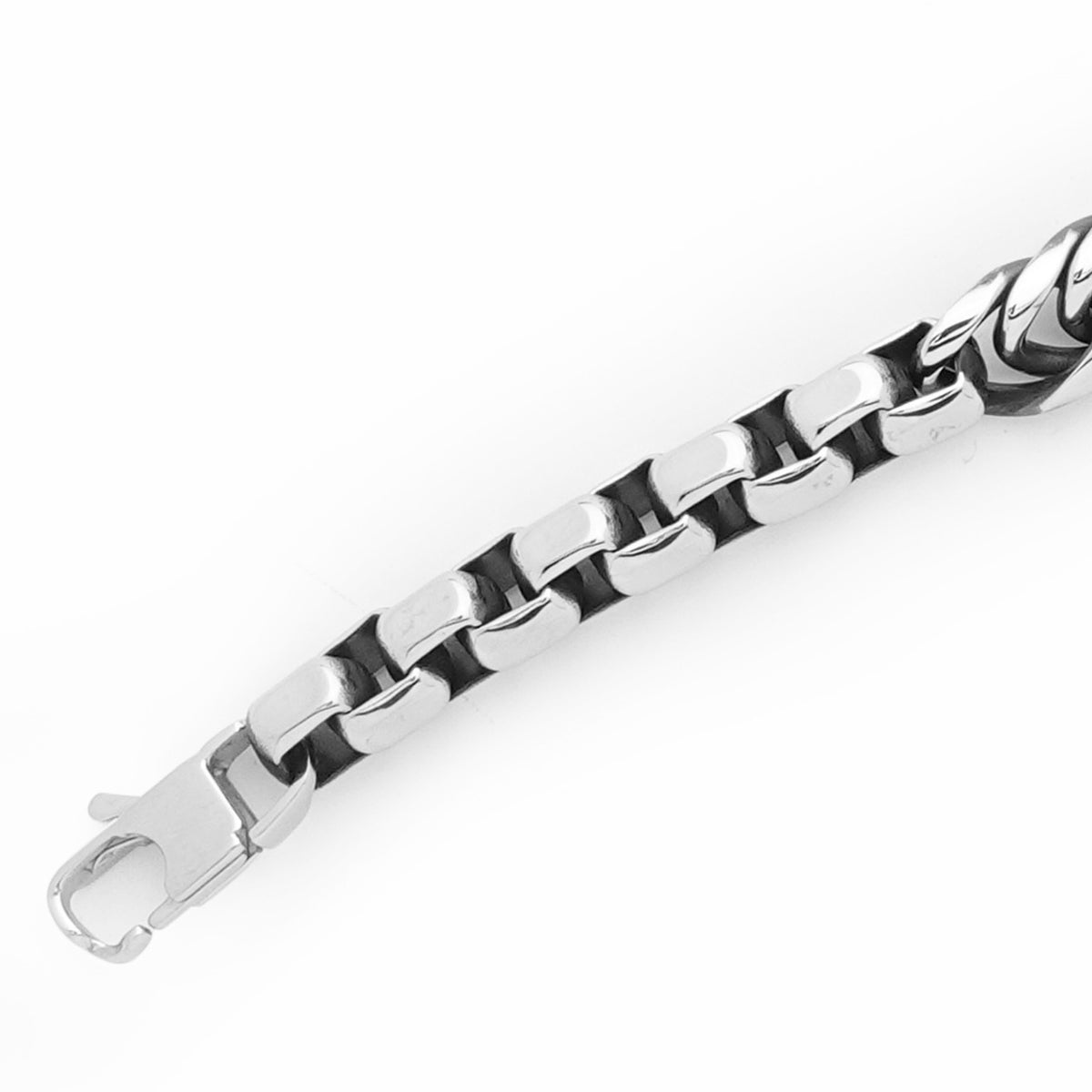 Interlock Curb Chain Stainless Steel Bracelet – DRUM