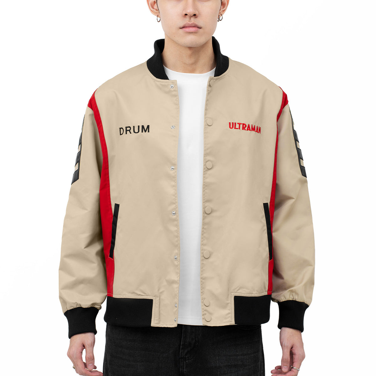 DRUM | ULTRAMAN Captain inspired Jacket- Light Khaki